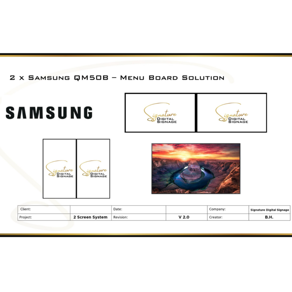 Installed Systems - Signature Digital Signage
