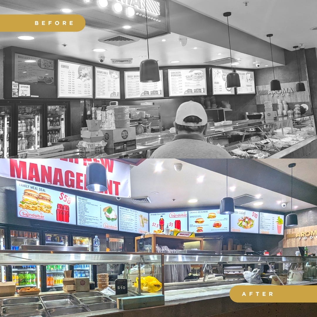 Case Study – SandoBar – Bankstown Central - Signature Digital Signage